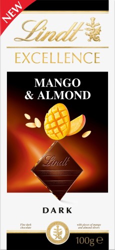 Czekolada Lindt Excellence Mango& Almond 100g - Delikatesy Smacza Jama