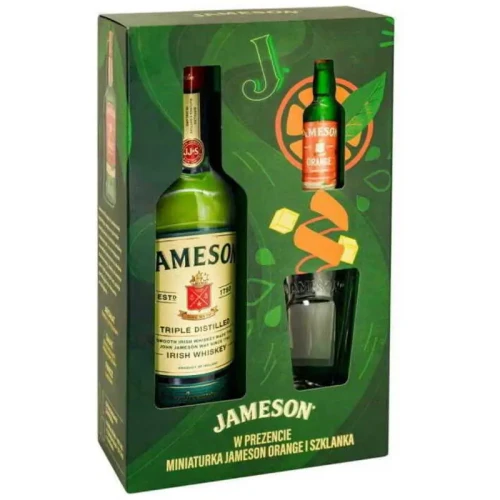 Whisky Jameson 40% 0,7l + szklanka + miniaturka 0,05l - Delikatesy ...